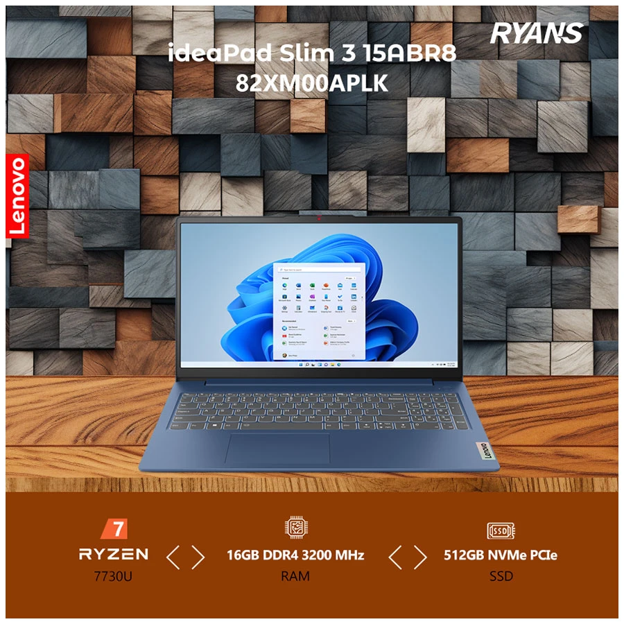 Lenovo IdeaPad Slim 3 15ABR8 Ryzen 7 Laptop Price in BD | RYANS