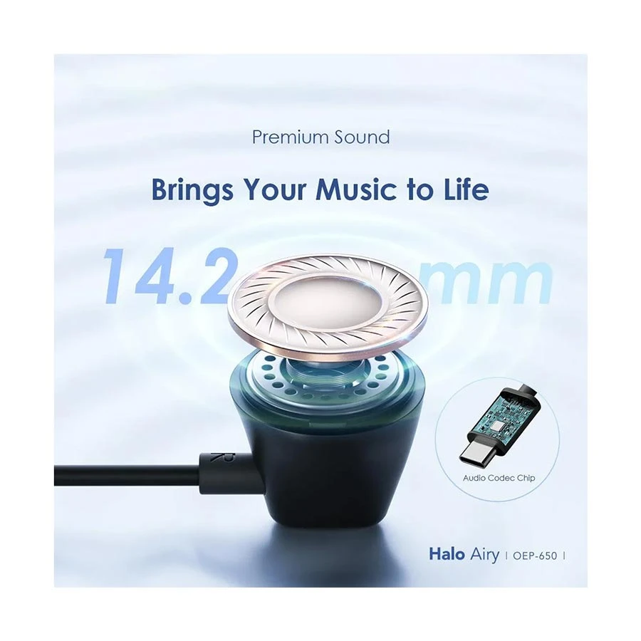 Oraimo Halo Airy Black Ear Phone Price in Bangladesh | RYANS