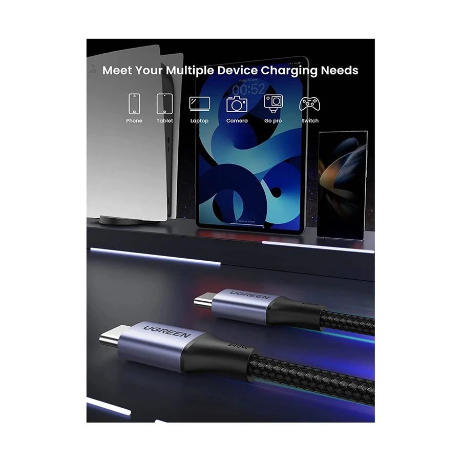 Ugreen US535 Space Gray USB Cable Price in BD | RYANS